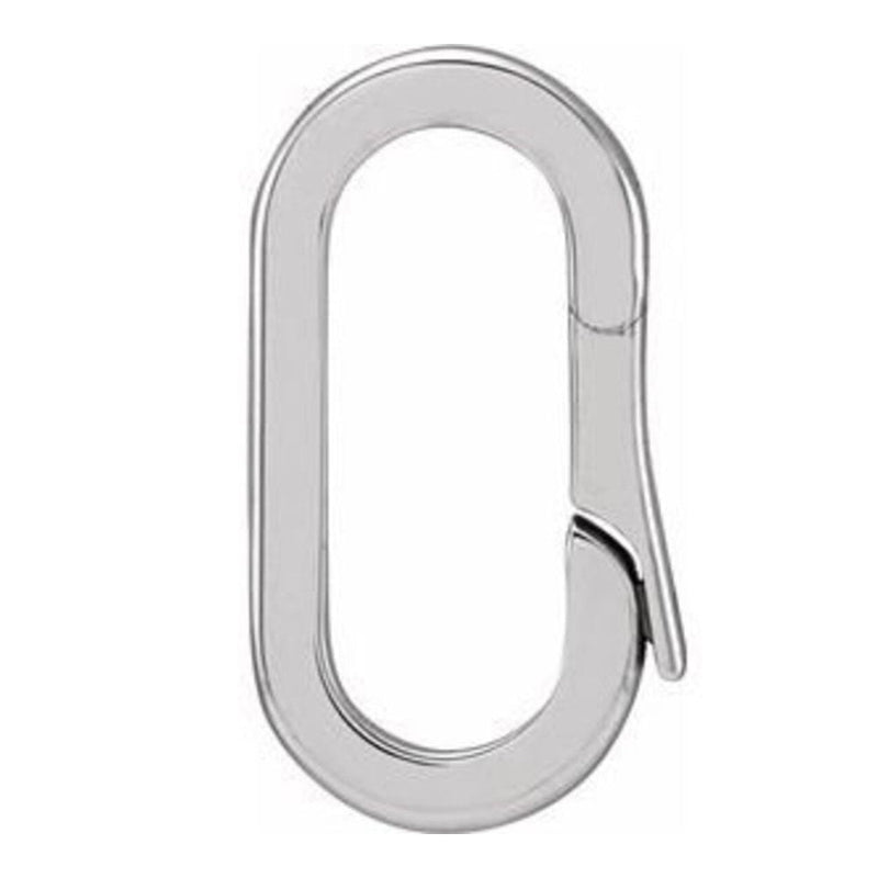 14K Gold Enhancer Bail Push clasp connectors Available in Large/ Small ...