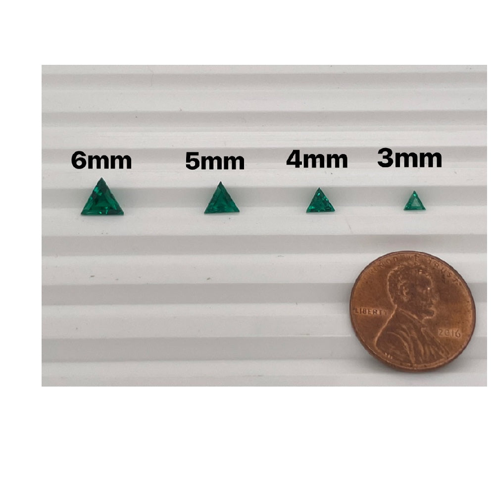 emerald triangle cut